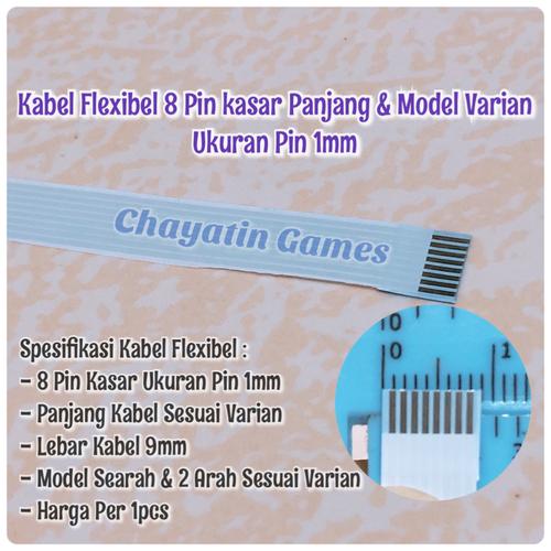 Jual Kabel Flexibel 8 Pin Kasar Panjang Model Sesuai Varian Ukuran Pin ...