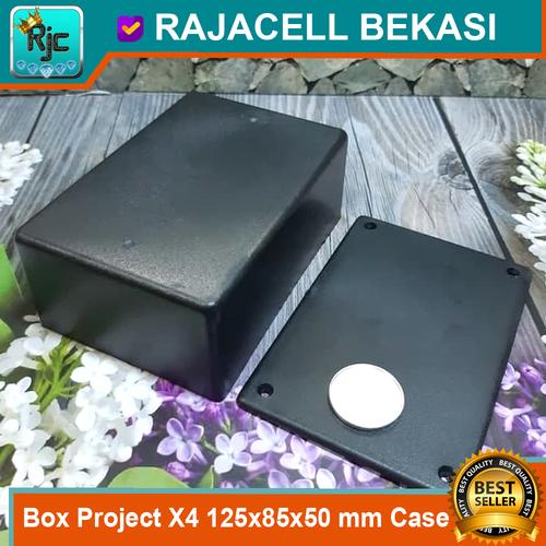 Jual Box Project X4 Hitam Plastik 125x85x50 mm Case Enclosure for ...