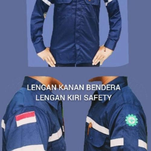 Jual Seragam karyawan seragam safety seragam scotlet kemeja pria atasan ...