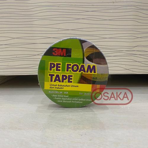 Jual 3M 1600TG PE Foam Double Tape Busa 24mm / 1 inch x 4 meter ...