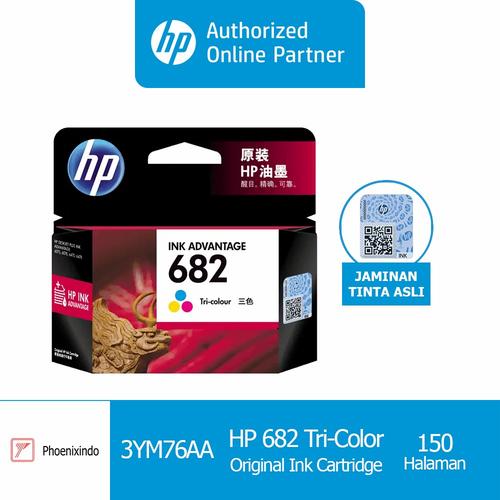 Jual Tinta HP 682 Tri-Color HP682 682C Original Ink Advantage Cartridge ...