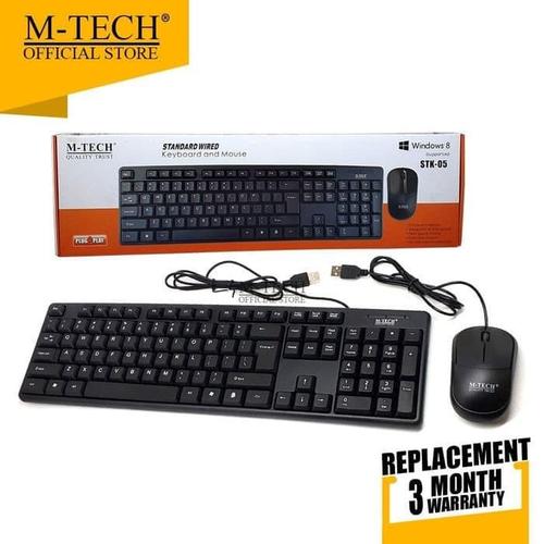Jual M-Tech STK-06 Paket Keyboard And Mouse Bundle Wired Mtech Stk06 ...