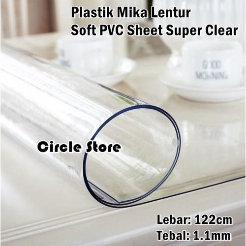 Jual Plastik Mika Lentur Flexible PVC Super Clear Bening 122cm Tebal 1.10mm - Jakarta Pusat ...