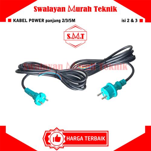 Jual Kabel Power isi 2 & 3 panjang 2/3/5Meter Bor Pasah Gerinda Trimmer ...