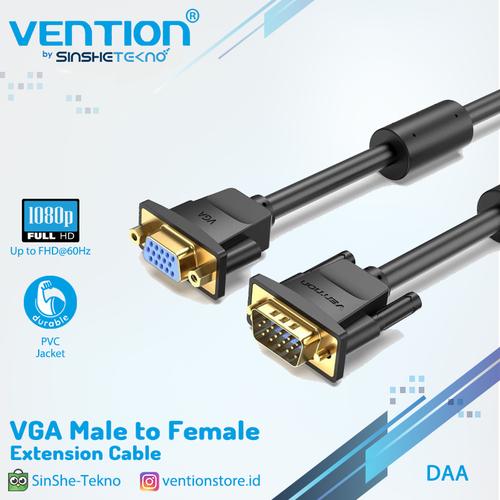 Jual Vention DAA - Kabel Extension VGA Male to Female - DAG 1M ...