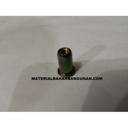 Jual Mur Paku Keling m 4 x 25 mm Rivet nut Flat Head Mur Ripet Rifet ...