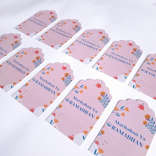 Jual hang tag kartu ucapan marhaban ya ramadhan parsel puasa T-MYR ...