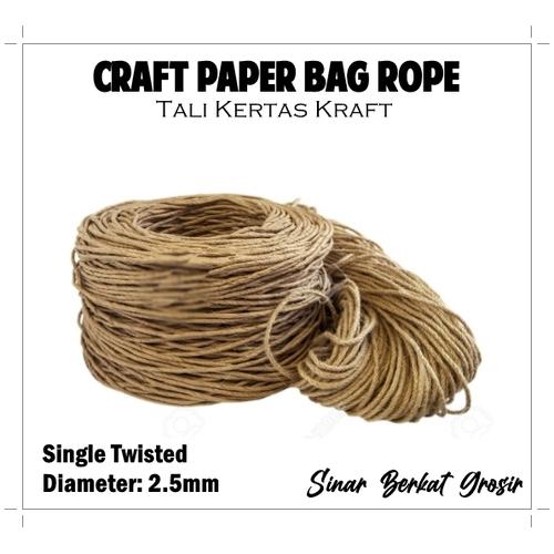 Jual Tali Kertas Kraft PaperBag / Tali Handle PaperBag / Craft Rope 2 ...
