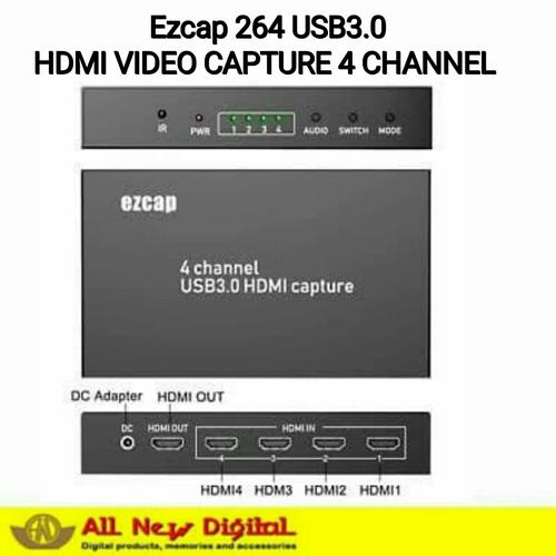 Jual Ezcap 264 HDMI Video Capture 4 Channel USB3.0 - Jakarta Selatan ...