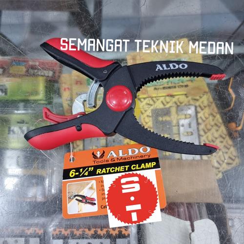 Jual 6" KLEM KAYU CATOK JEPIT PENJEPIT CLAMP BAIS MODEL RATCHET 6" ALDO ...