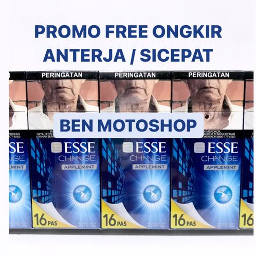 Jual Rokok ESSE CHANGE APPLEMINT 16 BATANG - Biru Kecil Slop Pak ...