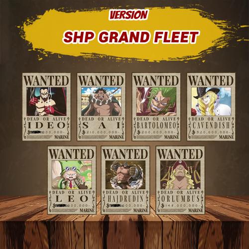 Jual Poster Anime Bounty One Piece - Wanted Poster One Piece Paket ...