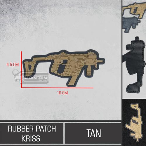 Jual Rubber Patch Kriss Vector Tan - Kab. Sleman - Jackstorm Tactical | Tokopedia