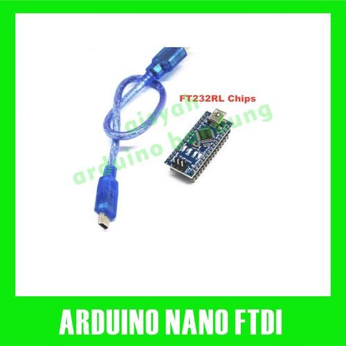 Promo Arduino Nano V3.0 Atmega328 FTDI Serial FT232 + USB Cable - Kota ...