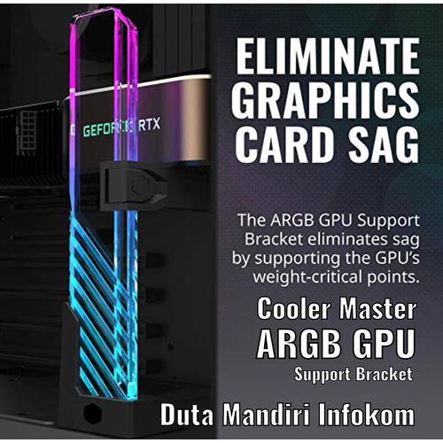 Jual Cooler Master MasterAccessory ARGB GPU Support Bracket - VGA ...