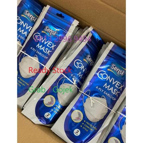 Jual Masker Sensi Convex 4 ply Sachet isi 2 pcs - Jakarta Barat ...