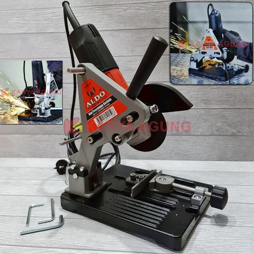 Jual ALDO Stand Mesin Gerinda Tangan 4" / Dudukan Grinda Gurinda Potong ...