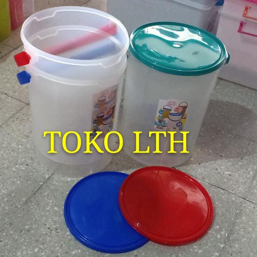 Jual TOPLES 27.5 LITER JINJING BULAT ARETA 0157 GREEN LEAF MINUMAN ES ...