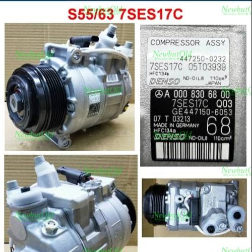Jual Kompresor AC 6PK 7PK 0008303701 DENSO W166 GLE W205 W217 W222 AMG ...