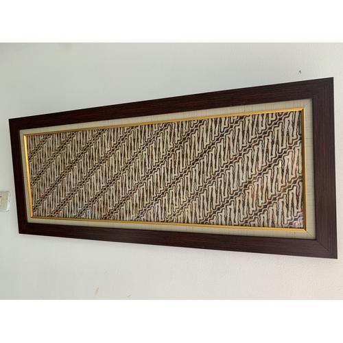 Jual Pajangan dinding batik /tenun frame 90x30 - Tenun papua - Jakarta ...