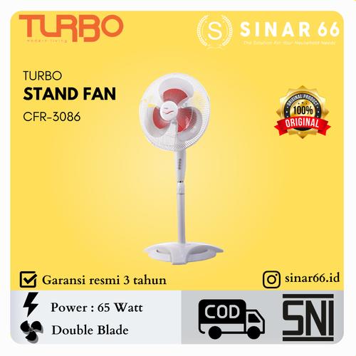 Jual TURBO STAND FAN KIPAS ANGIN BERDIRI 16" CFR-3086 CFR3086 KHUSUS GOJEK - Putih - Kota ...