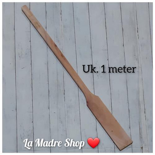 Jual SPATULA SUTIL SODET KAYU Pengaduk Dodol dll. Uk. Besar 1 meter ...