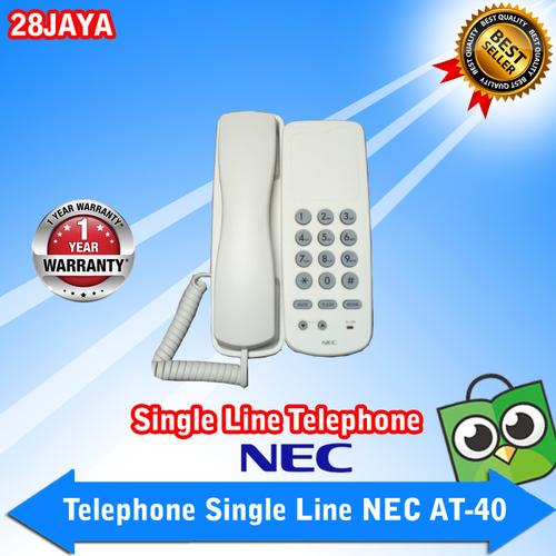 Jual Telephone Slt Nec AT-40 - Single Line Telephone - Jakarta Pusat ...