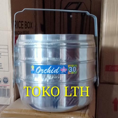 Jual RANTANG TENONG 30 CM SUSUN 3 ORCHID ALUMUNIUM PANCI BASKOM SUSUN T ...
