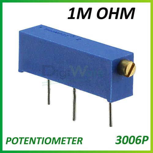 Jual Potentiometer 1M OHM 3006P Potensiometer Multiturn Trimpot - Kota ...