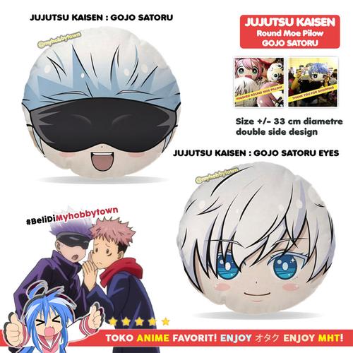 Jual Bantal Bulat Anime Jujutsu Kaisen Gojo Satoru Kab Tangerang Myhobbytown Tokopedia