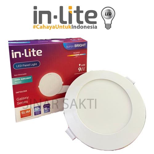 Jual INLITE Lampu Downlight LED 9W Inbow Lampu Panel Bulat IN-LITE ...