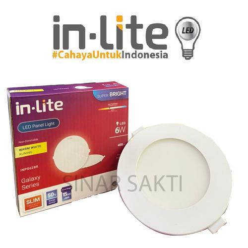 Jual INLITE Lampu Downlight LED 6W Inbow Lampu Panel Bulat IN-LITE ...
