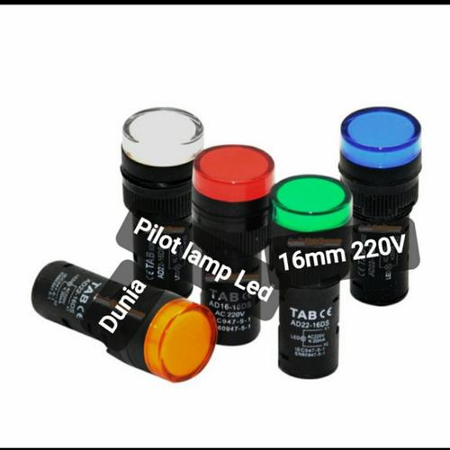 Jual Pilot lamp LED 16 mm 220V - Kuning - Jakarta Pusat - chua elektrik ...
