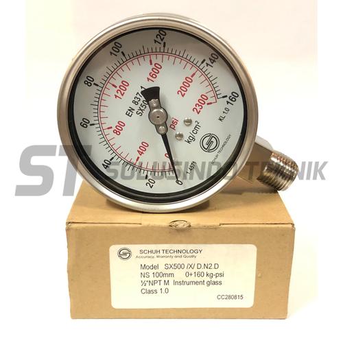Jual Schuh pressure gauge SX500 BT range 160 kg/psi - Jakarta Barat - solusindo teknik | Tokopedia
