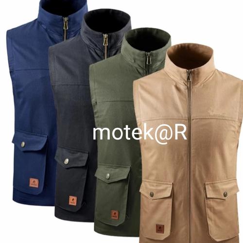 Jual rompi pria slimfit/rompi outdhoor/rompi casual/rompi terbaru ...