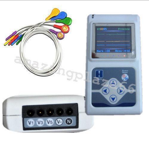 Jual 3 Channels ECG Holter ECG/EKG Holter Monitor System Recorder High ...