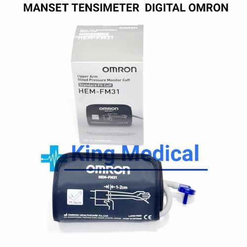 Jual Manset Tensimeter Omron Fit Cuff Size M/L /Manset Tensimeter ...