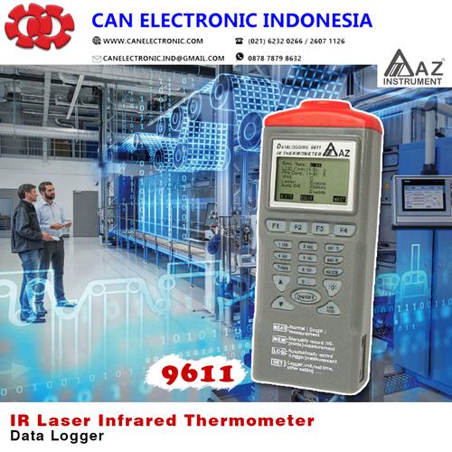 Jual IR Laser Infrared Thermometer Data Logger AZ Instrument 9611 ...
