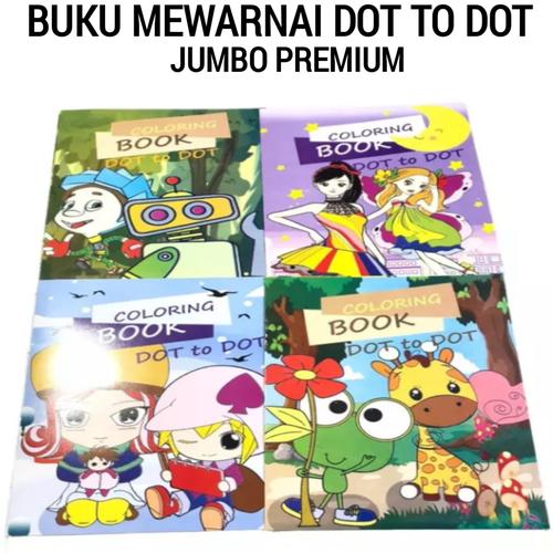 Jual Buku Anak Mewarnai DOT TO DOT / COLORING BOOK DOT TO DOT Size ...