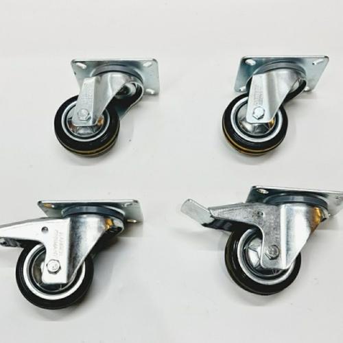 Jual Roda Troli Karet Ranger 3 inch 2 rem & 2hidup swivel - Jakarta ...