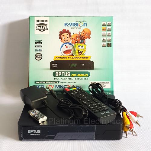 Jual Receiver Parabola Optus OP-66HD by K-Vision bisa MNC RCTI GTV OP ...