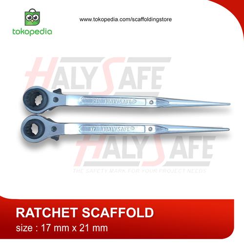 Jual RATCHET SCAFFOLD HALYSAFE 1721 / Kunci Ratchet 17mm x 21mm - Kota ...