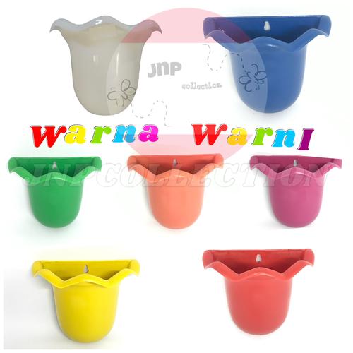 Jual Jnpcollection Pot Tembok/Dinding Tanaman Dan Bunga Model Ombak ...