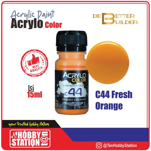 Jual Acrylo Color FRESH ORANGE - Gundam ModelKit Acrylic Repaint ...