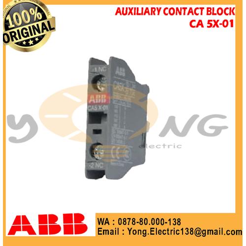 Jual Auxiliary Contact Block ABB / CA 5X-01 / CA5X01 / 1NC - Jakarta ...