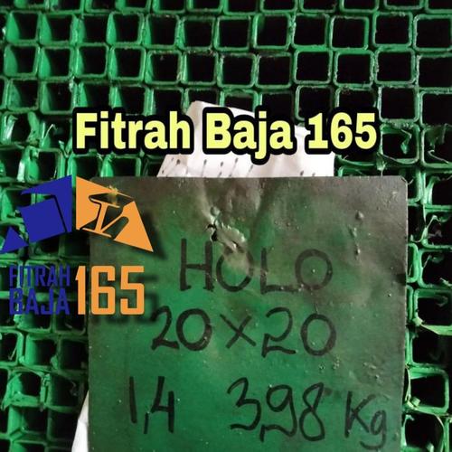 Jual BESI HOLLOW/HOLLO/HOLO HITAM UKURAN 20x20 TEBAL 1.4 (ASLI 1.2 MM ...