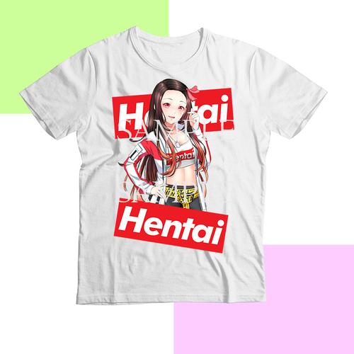 Jual T-Shirt Anime NEZUKO Kimetsu no Yaiba hypebeast vers - Putih, S ...