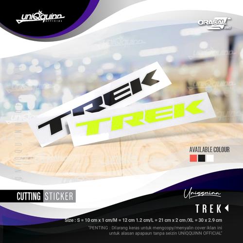 Jual Stiker Sepeda | Cutting Sticker Sepeda Trek | warna - Merah, S ...
