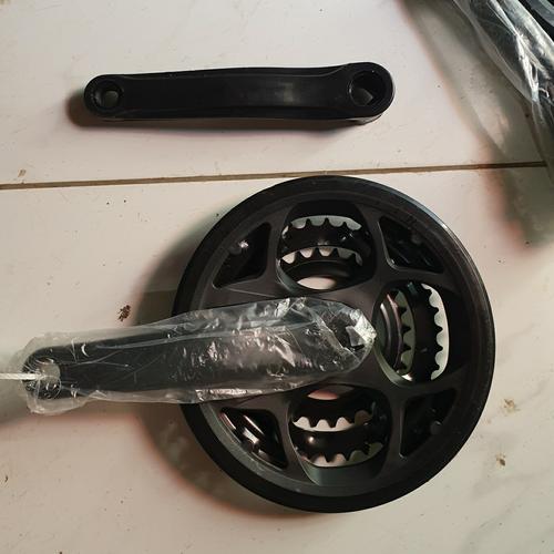 Jual crank 3 speed gir tumpuk depan susun mtb sepeda gunung as bb kotak ...