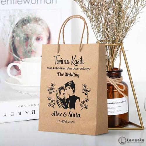 Jual paper bag custom murah - Kota Bandung - npwedding | Tokopedia
